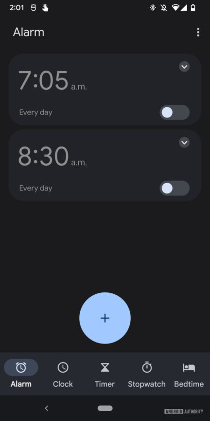 How to set an alarm on an Android phone - Android Authority