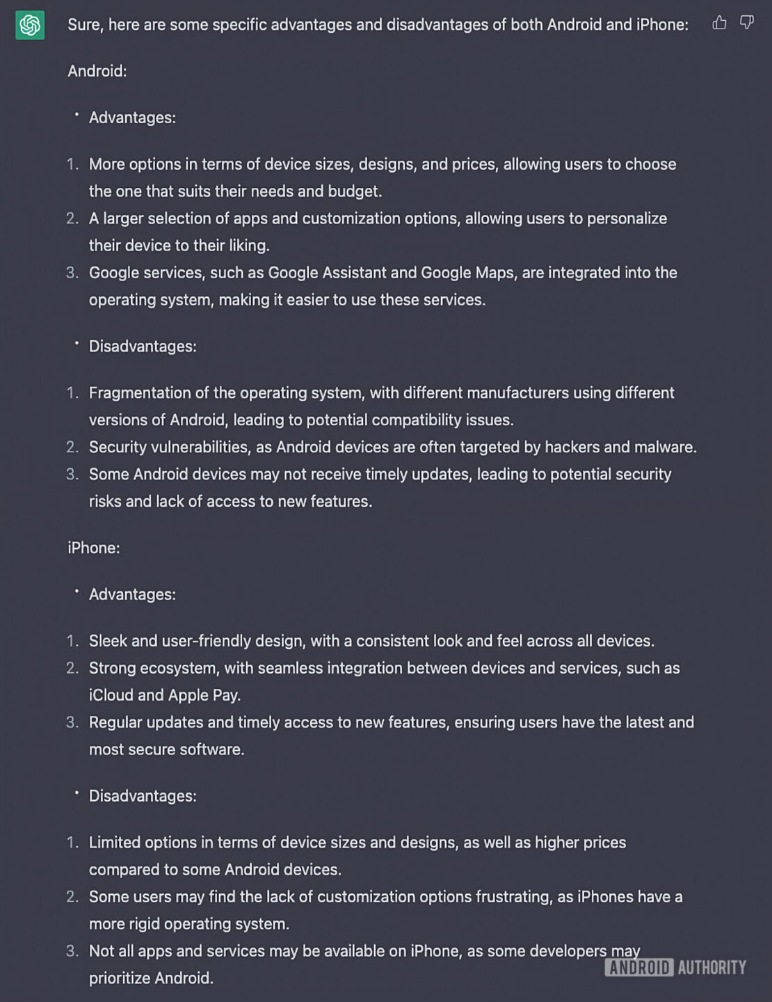 I used AI to settle the Android vs iPhone debate, here's how it went ...