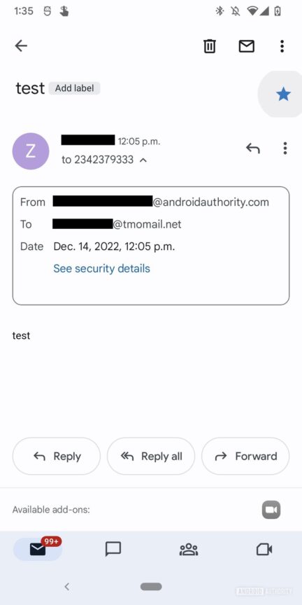 How to send an email to text - Android Authority