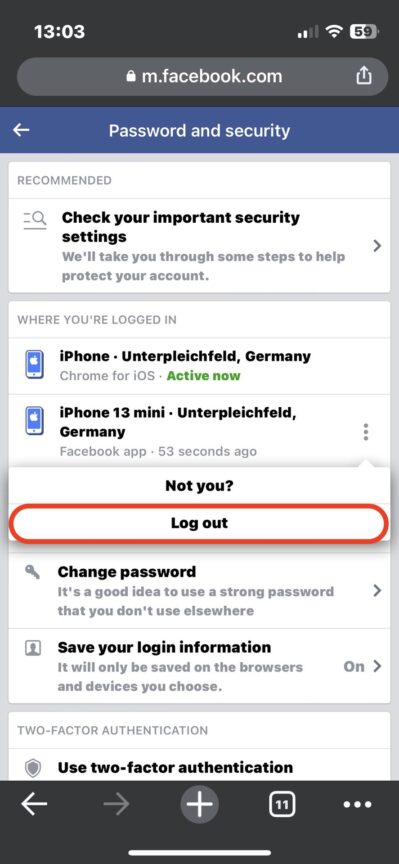 How to log out of Facebook Messenger - Android Authority