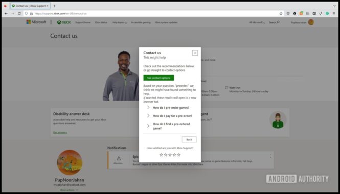 How to contact Xbox customer support - Android Authority