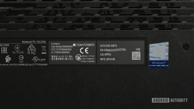 How to find your computer's serial number on Windows - Android Authority