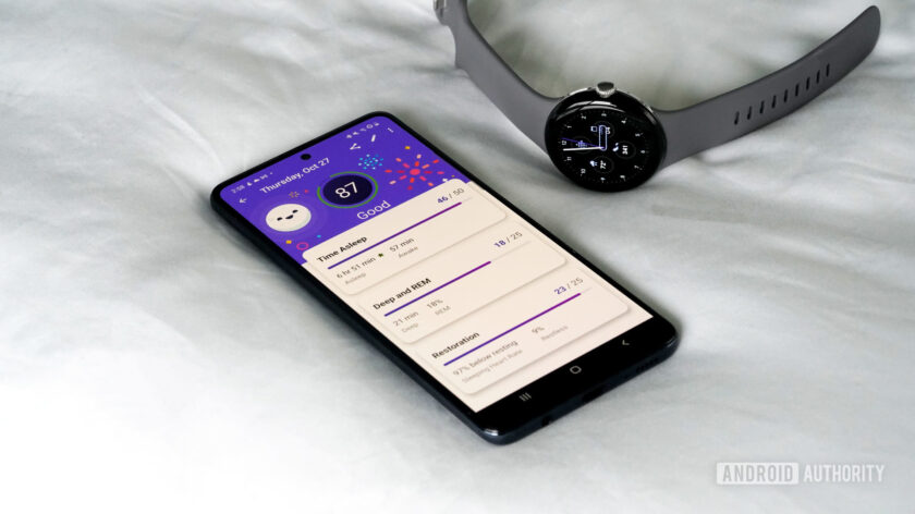 Tracking sleep with the Google Pixel Watch - Android Authority