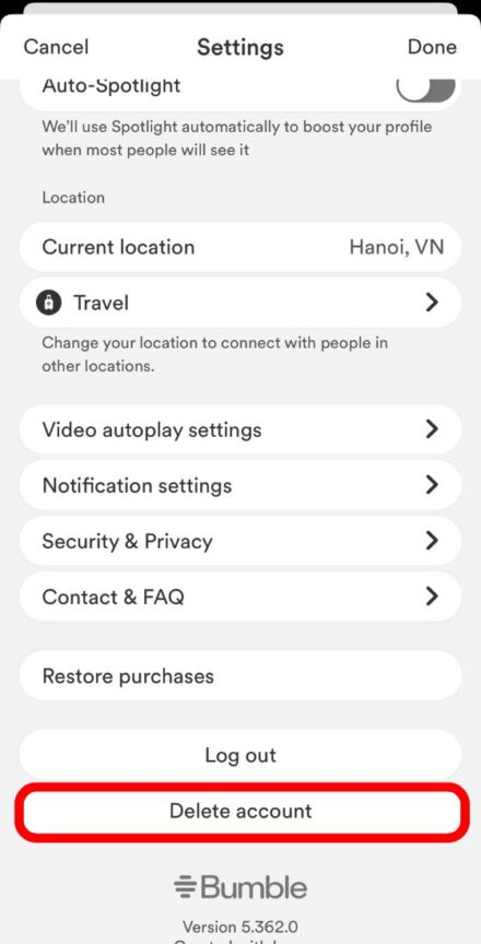 How to pause or delete your Bumble account - Android Authority