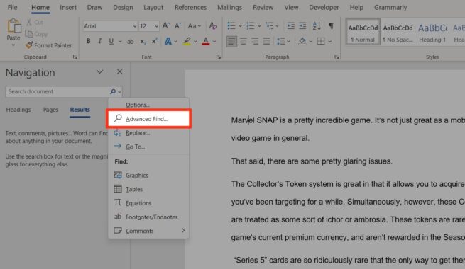 How to search Microsoft Word documents - Android Authority