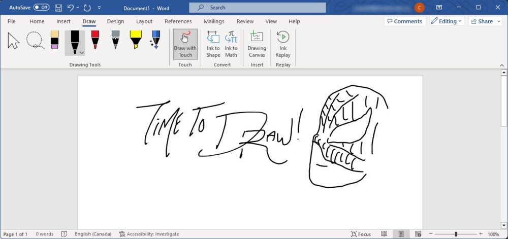 How to draw on Microsoft Word - Android Authority
