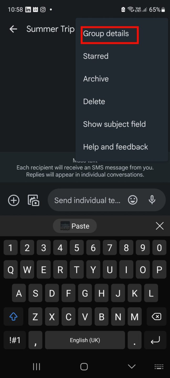 How to send a group text on Android - Android Authority