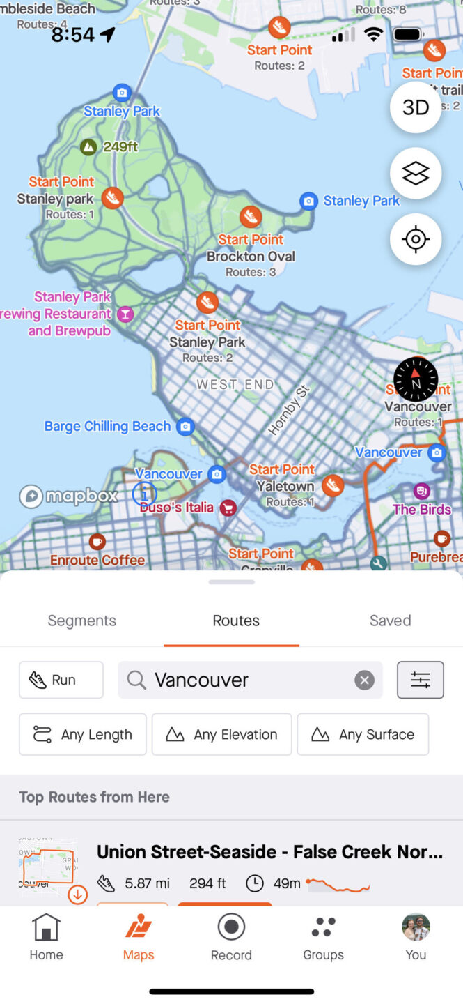 My favorite way to explore a new city is with Strava's maps