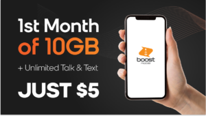 Boost Mobile: Get 10GB of 5G data for just $5, a limited time offer ...