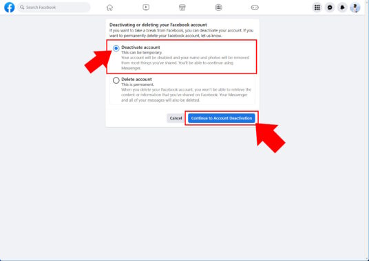 How to temporarily deactivate your Facebook account - Android Authority
