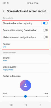 How to take a screenshot on the Samsung Galaxy S23 phones