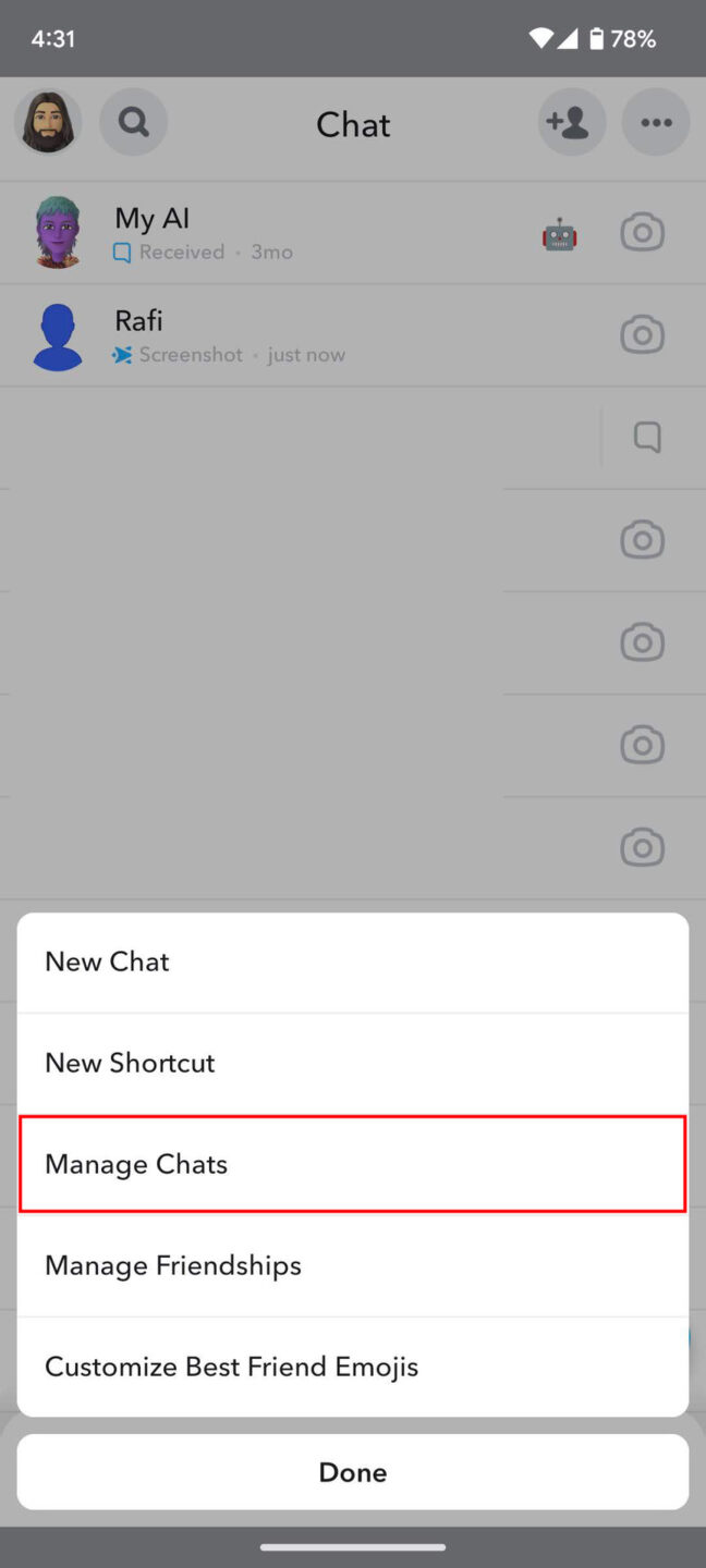 How to delete a Snapchat message or conversation - Android Authority