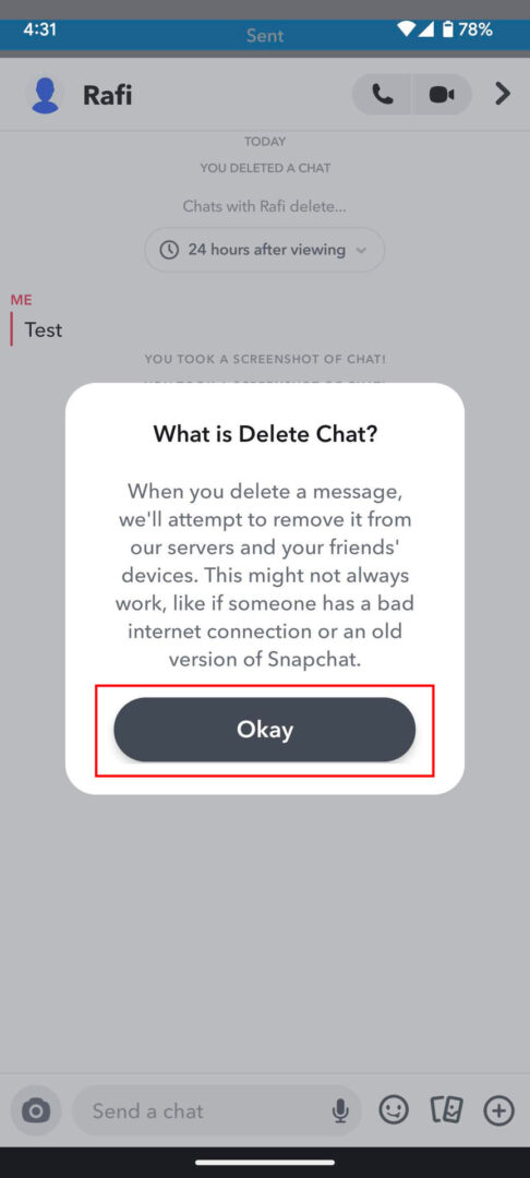 How to delete a Snapchat message or conversation - Android Authority