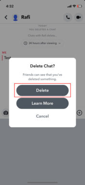 How to delete a Snapchat message or conversation - Android Authority