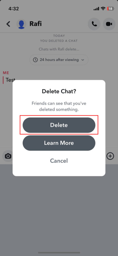 How to delete a Snapchat message or conversation - Android Authority