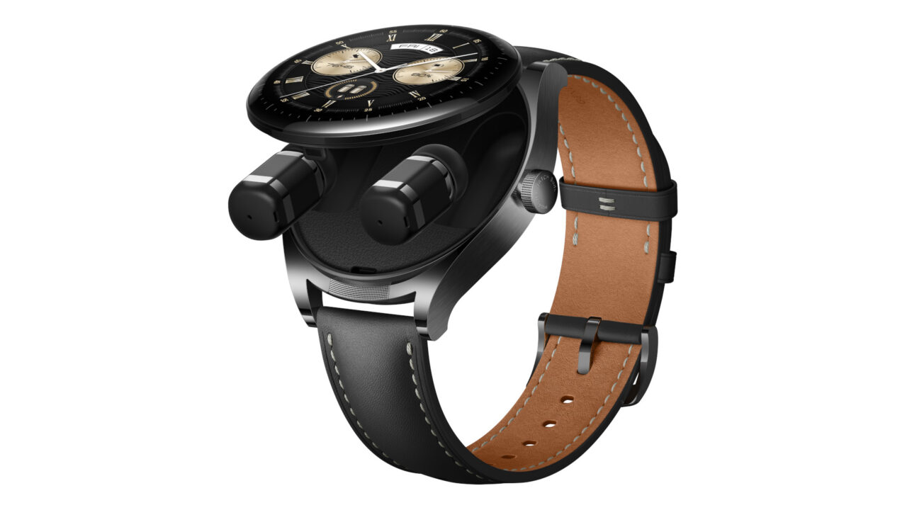 This new smartwatch pops open to reveal tiny wireless earbuds