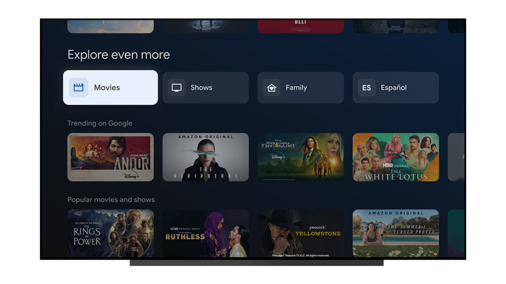 Google TV is making it easier to find the type of content you want to ...