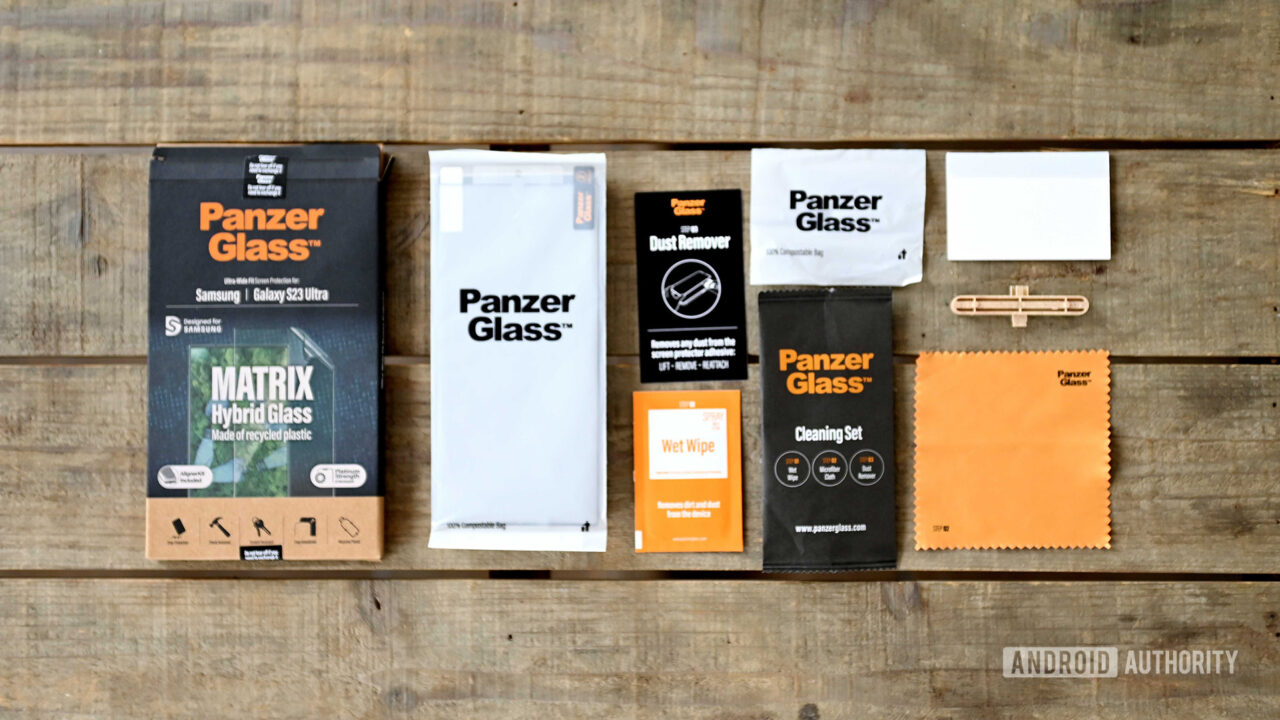 Panzer Glass has 100% recycled plastic screen protectors