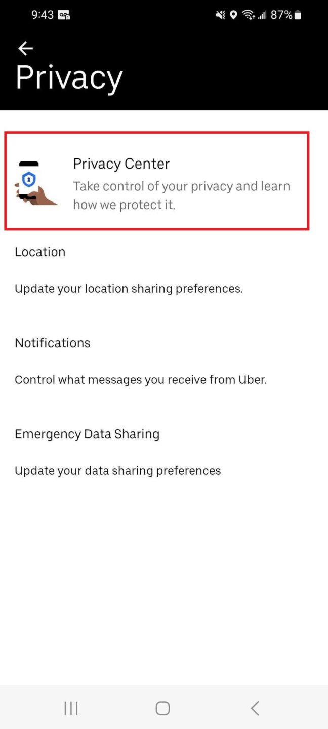 How to delete your Uber account - Android Authority