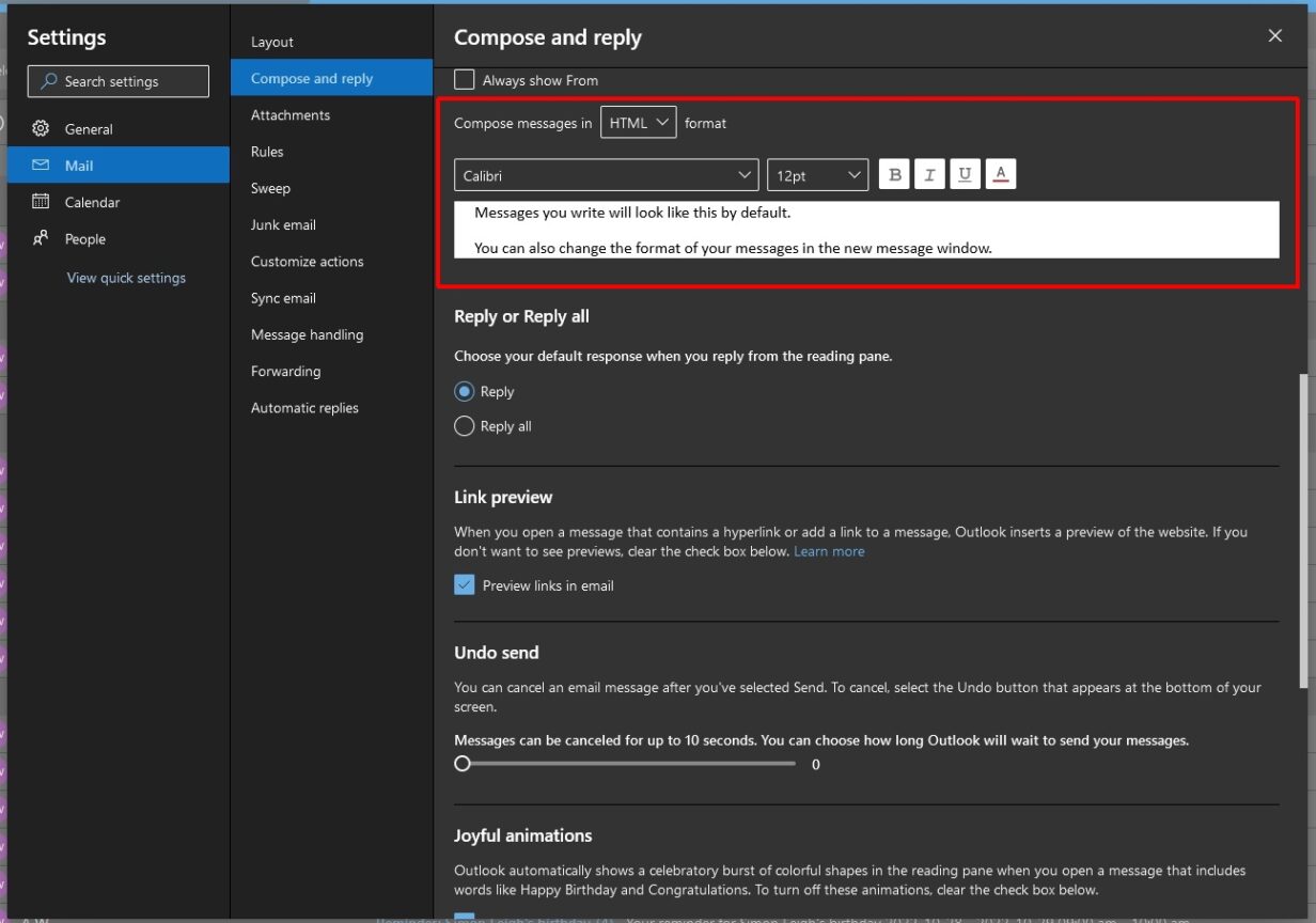 How to change the default font type and size in Outlook - Android Authority
