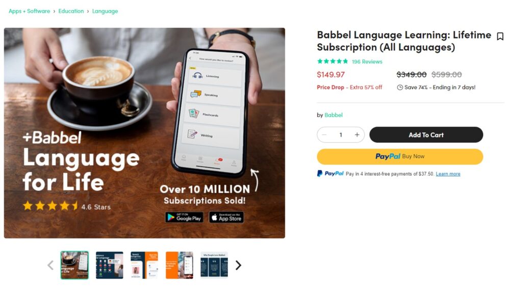 Babbel deal: Save 75% on the #1 language-learning app