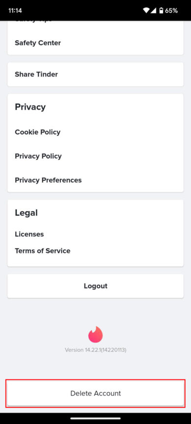 How to hide or delete your Tinder account - Android Authority