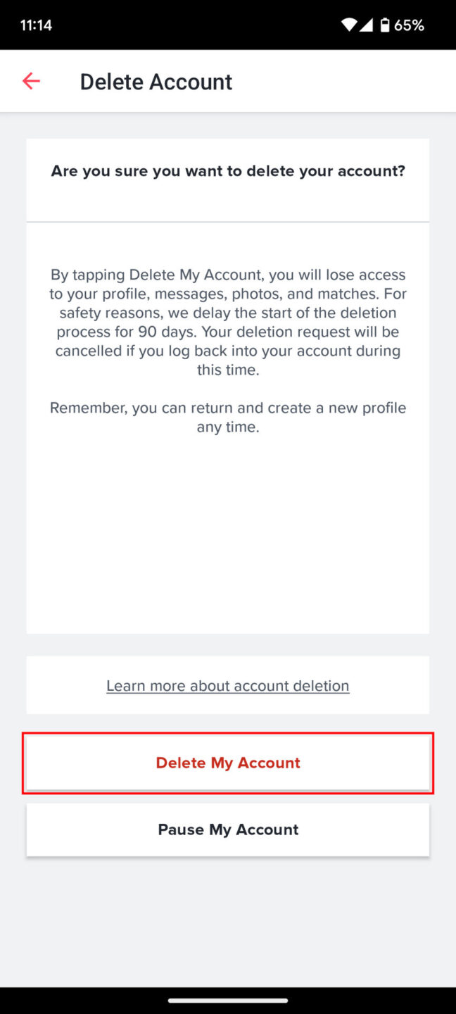 How to hide or delete your Tinder account - Android Authority