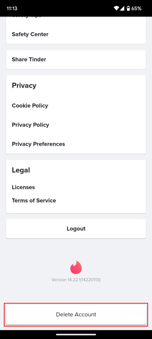 How to hide or delete your Tinder account - Android Authority