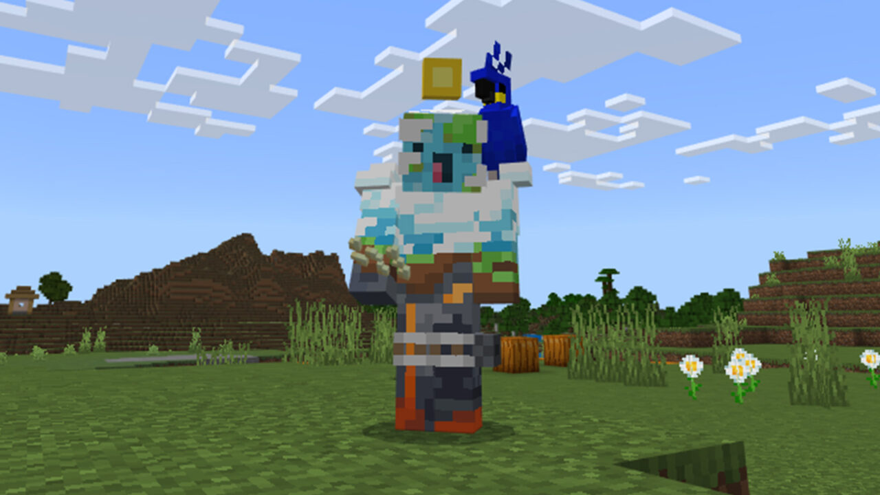 How to get a parrot on and off of your shoulder in Minecraft