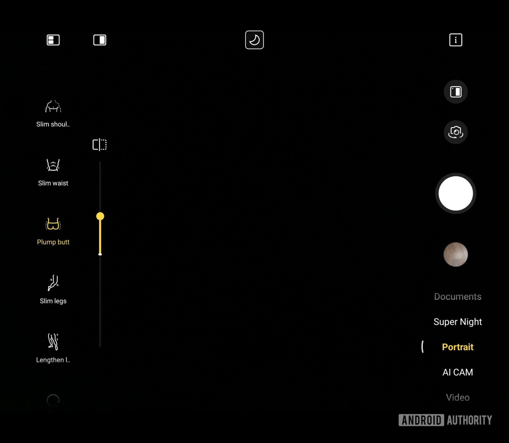 Cheeky! This phone has a 'plump butt' beauty filter. - Android Authority