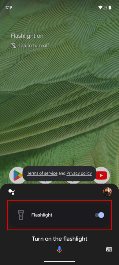 How to turn the flashlight on or off on Android - Android Authority
