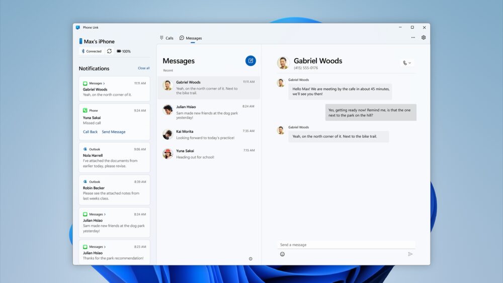 Microsoft brings AI-powered Bing and iMessage support to Windows