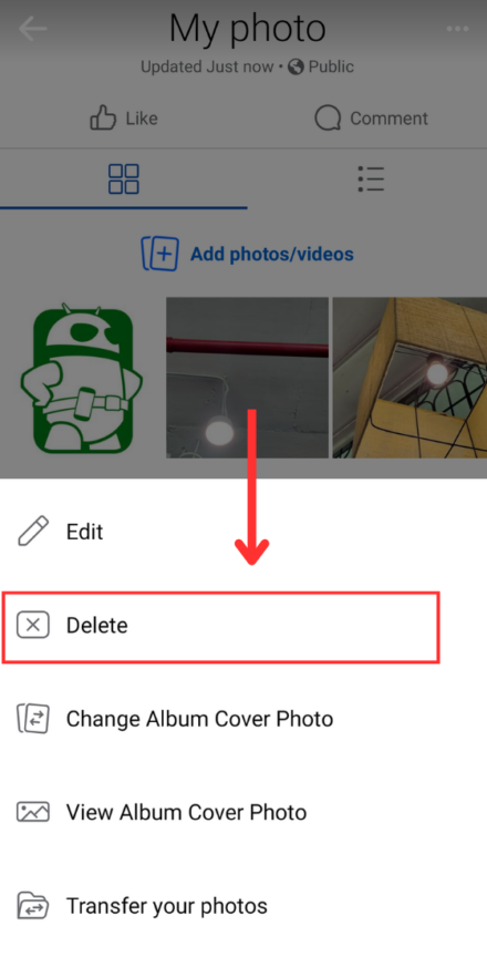 How to delete Facebook photos on any device - Android Authority