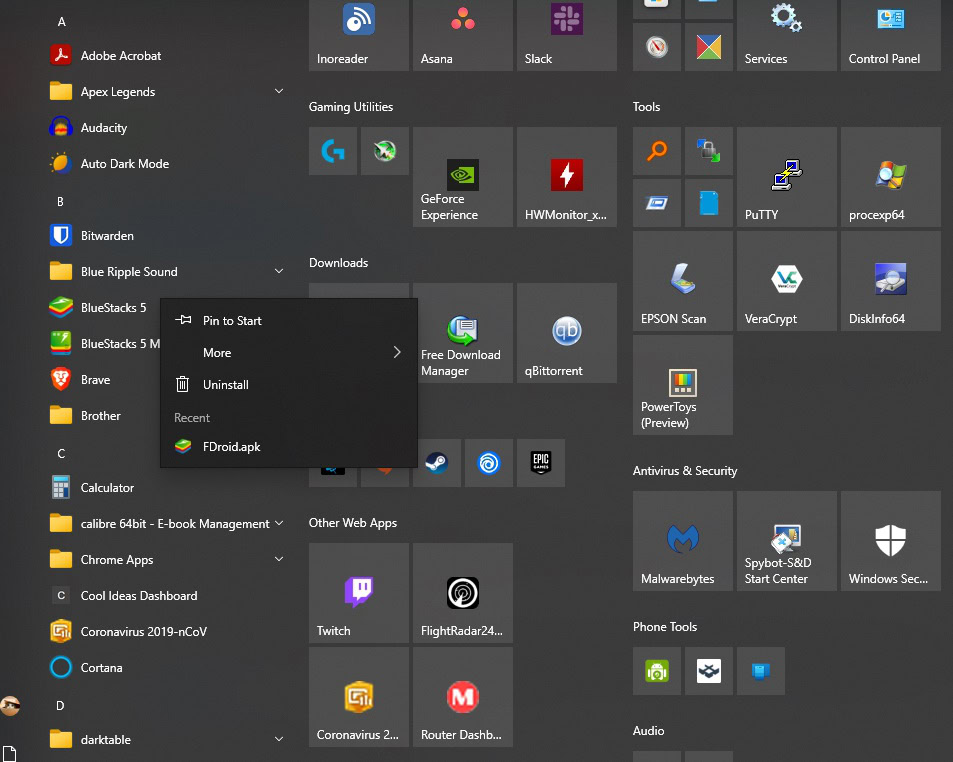 BlueStacks 0x 