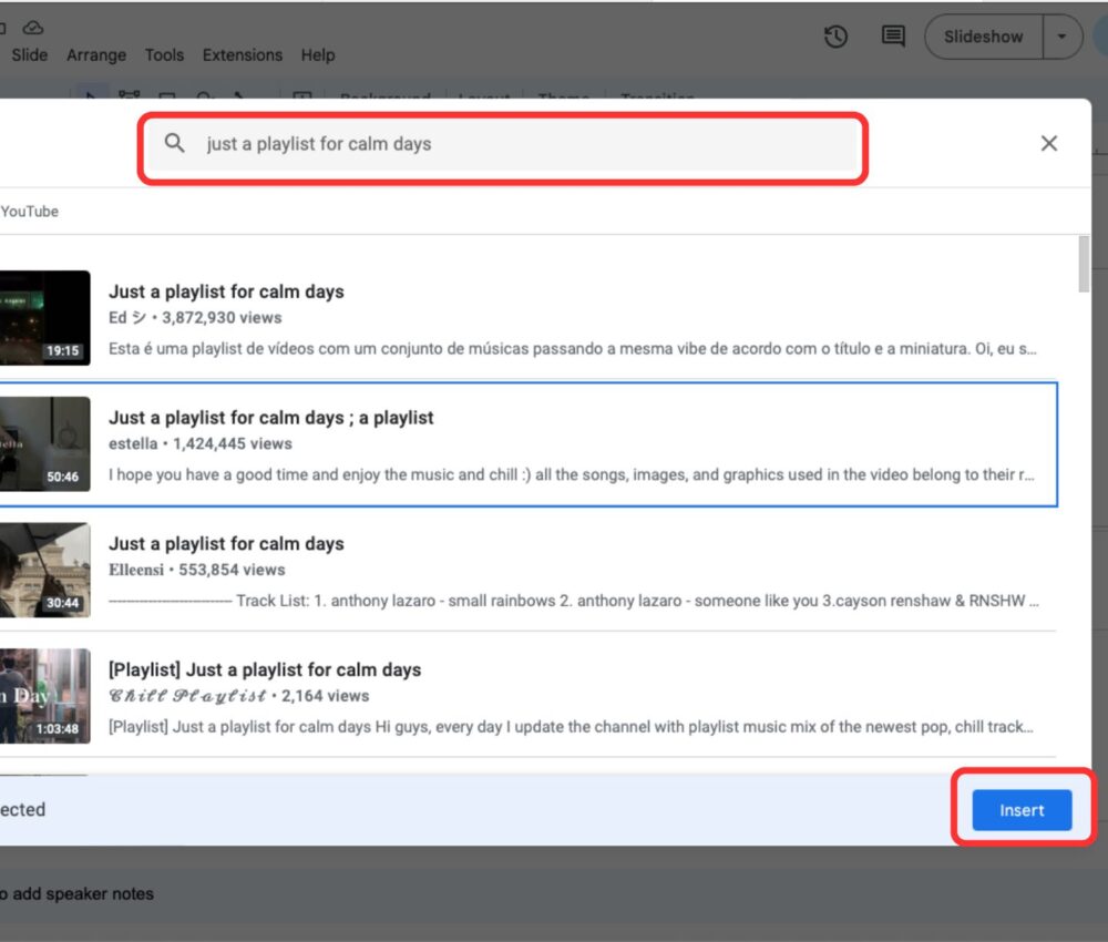 How to put a video on Google Slides - Android Authority