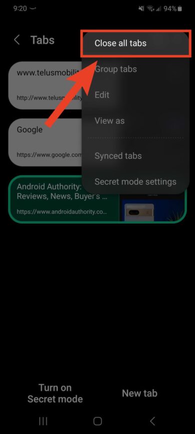 How to close tabs on Android - Android Authority