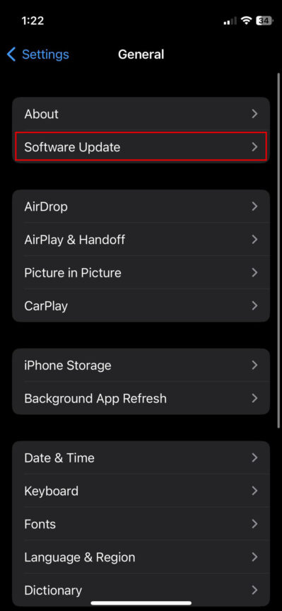 What iOS version do I have?