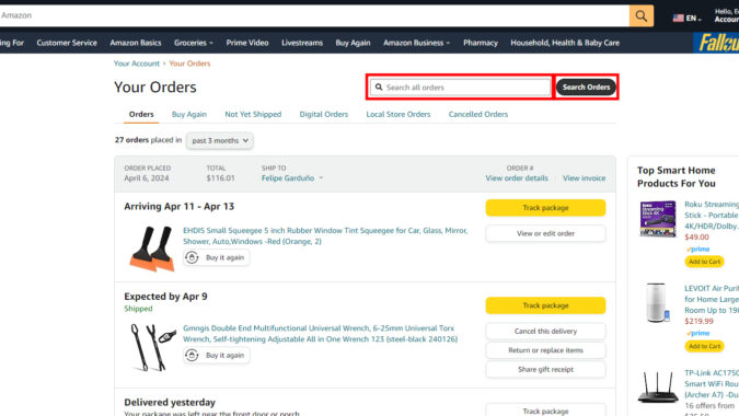 How to find archived orders on Amazon - Android Authority