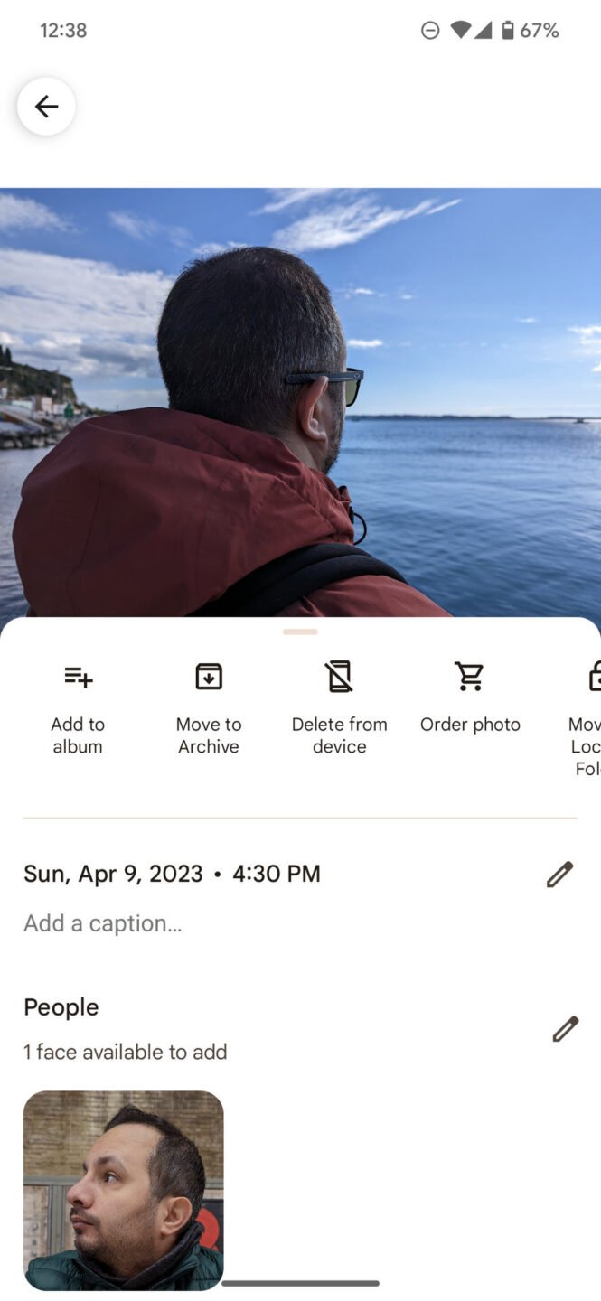 Google Photos now does facial recognition on people from behind