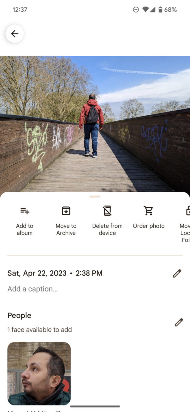 Google Photos now does facial recognition on people from behind