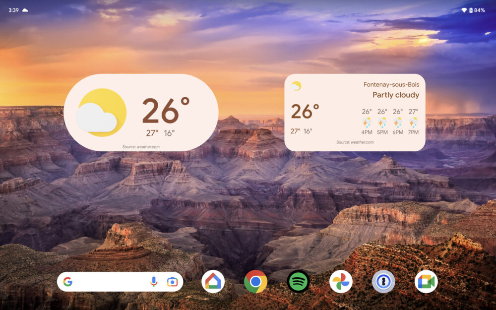 The Pixel Tablet's new Google Weather app is gorgeous