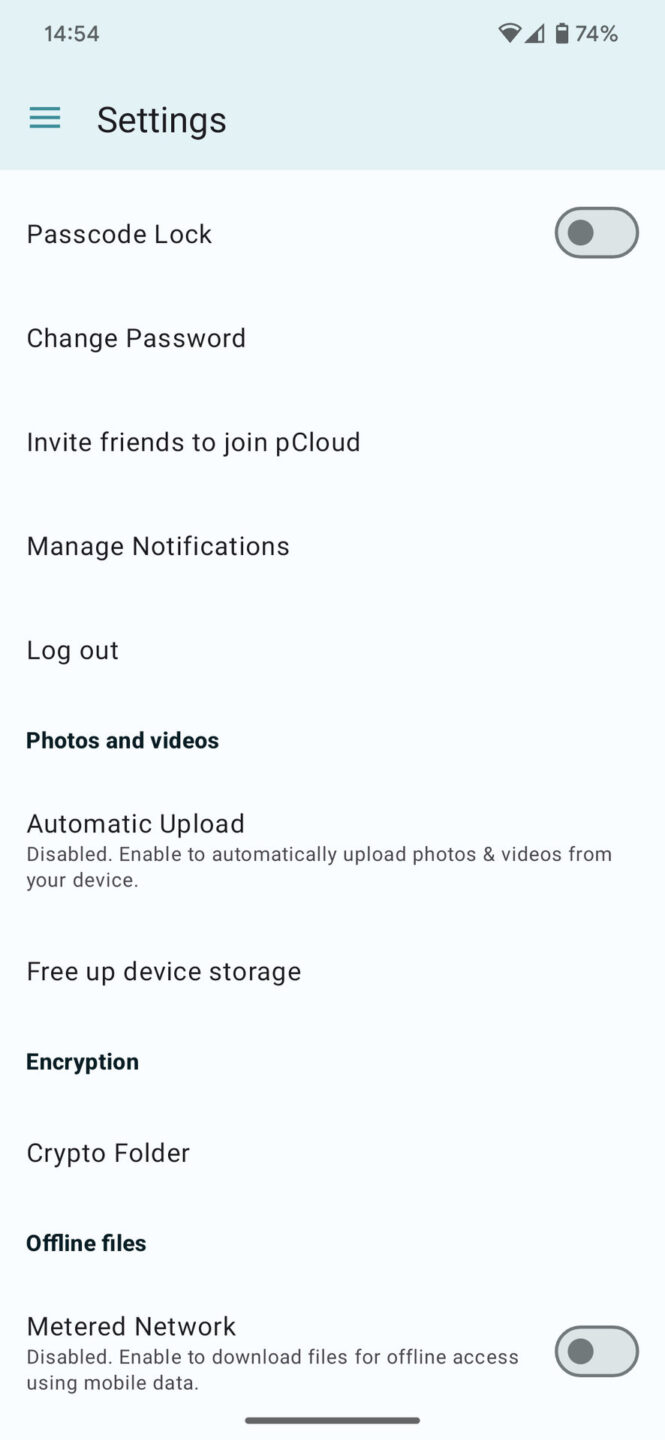 pCloud lifetime cloud storage was a better pick for me over Google One