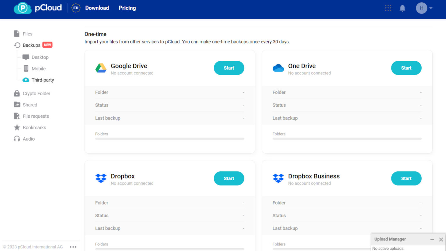 pCloud lifetime cloud storage was a better pick for me over Google One