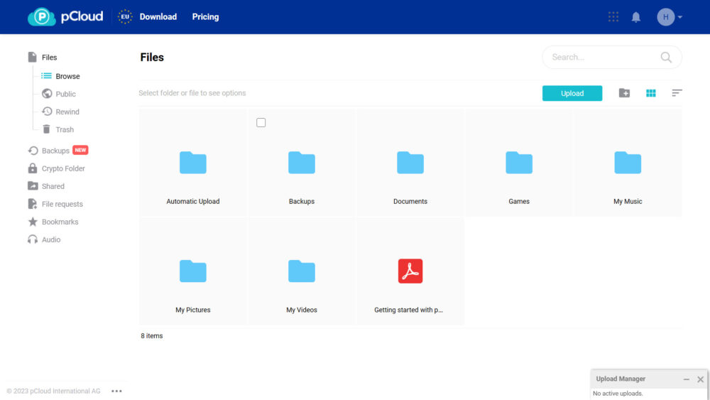pCloud lifetime cloud storage was a better pick for me over Google One
