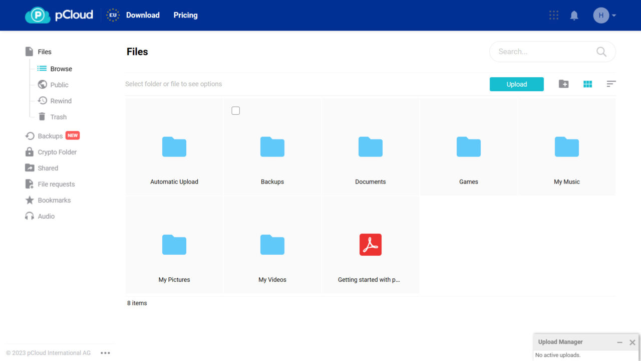 pCloud lifetime cloud storage was a better pick for me over Google One
