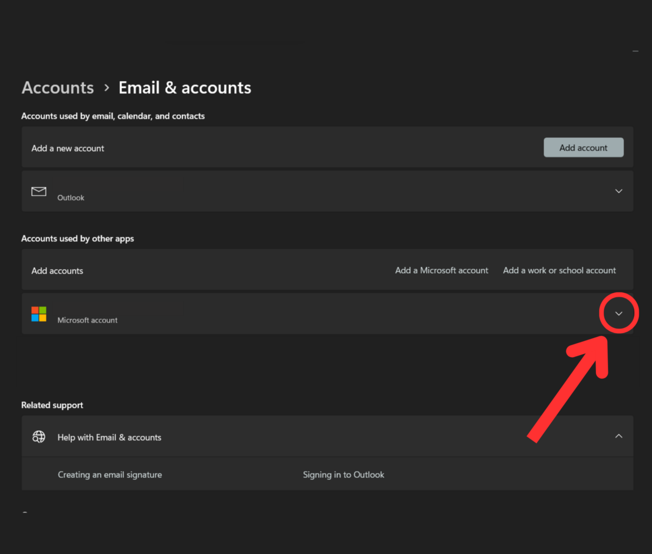 How to remove and delete a Microsoft account from Windows 11