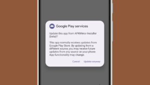 Android 14 will warn you when you try to sideload some Google apps