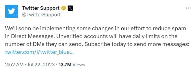 Twitter wants you to pay to send more DMs - Android Authority