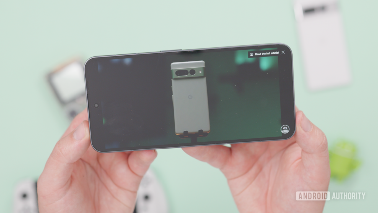 Android 15 could make it easier to use your phone in landscape mode