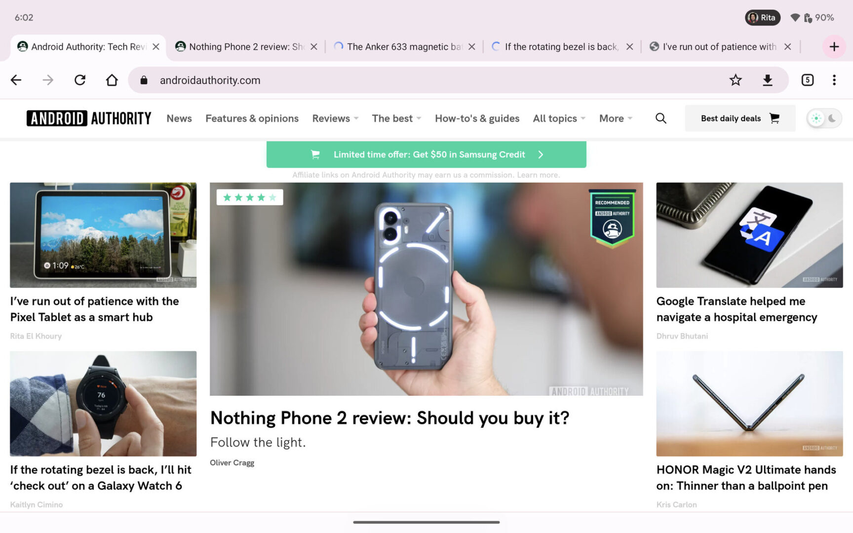 I love Android, but I prefer it more on tablets than phones